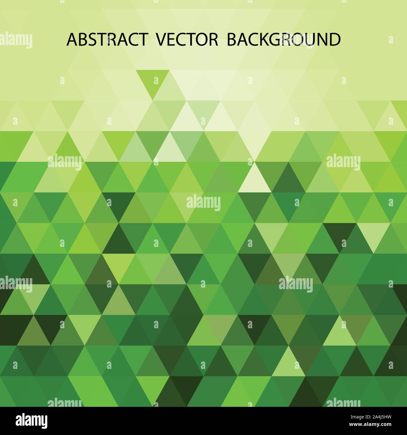 green abstract triangles layout for advertising Stock Vector Image ...