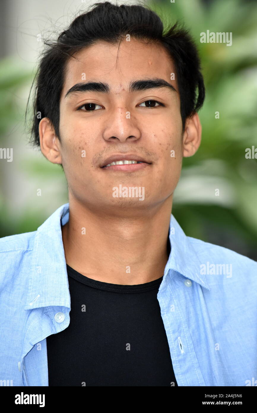 Portrait Of A Young Filipino Male Stock Photo - Alamy
