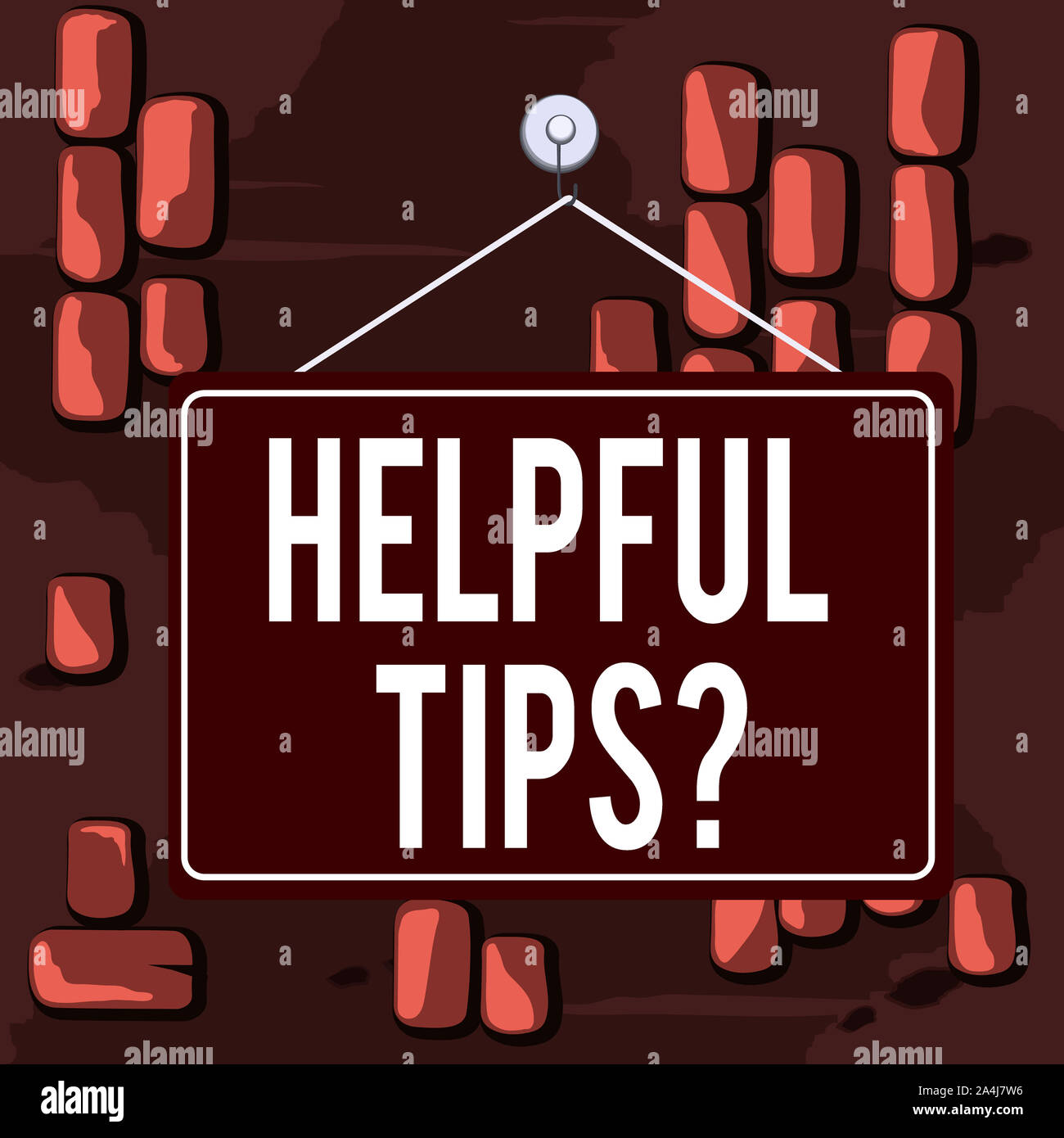 Word writing text Helpful Tips Question. Business photo showcasing ...