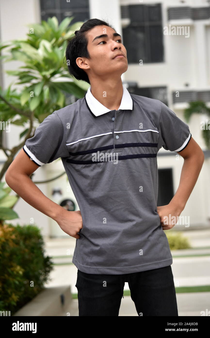 Confident Asian Person Stock Photo - Alamy