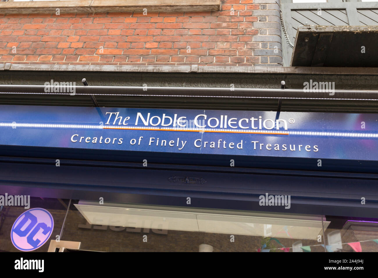 The noble collection sign logo, London, England Stock Photo - Alamy