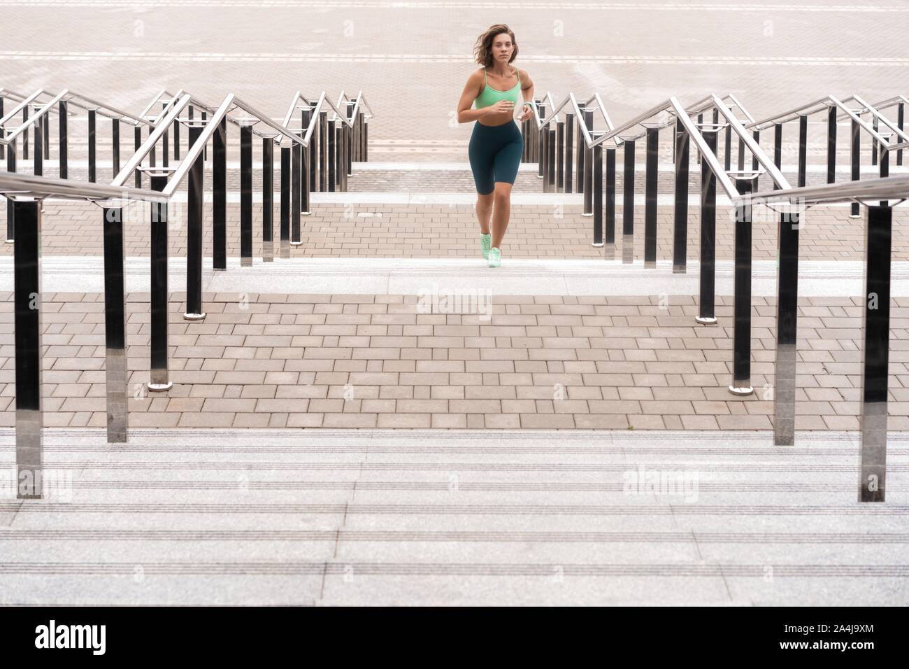 Good stairs to run up hi-res stock photography and images - Alamy