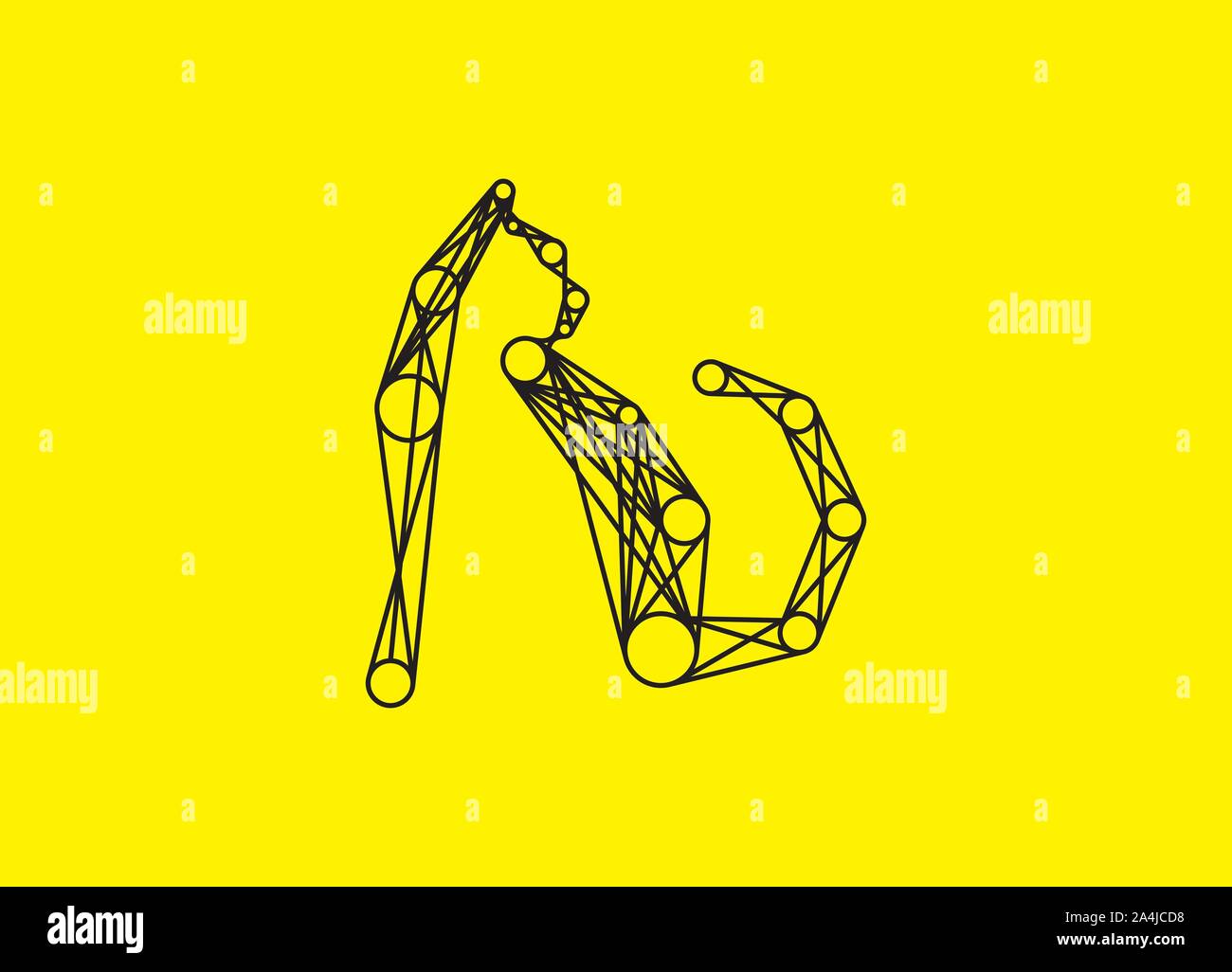 Connection logo hi-res stock photography and images - Alamy