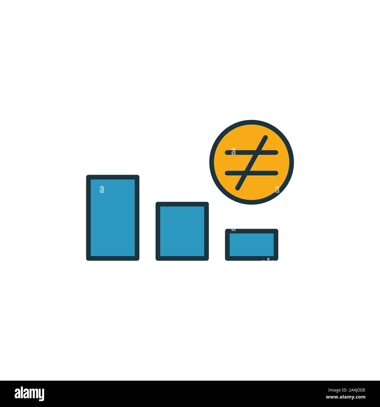Reduced Inequality icon set. Four elements in diferent styles from ...