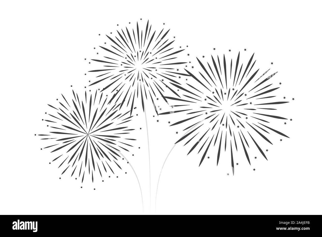 firework isolated on white background vector illustration EPS10 Stock ...