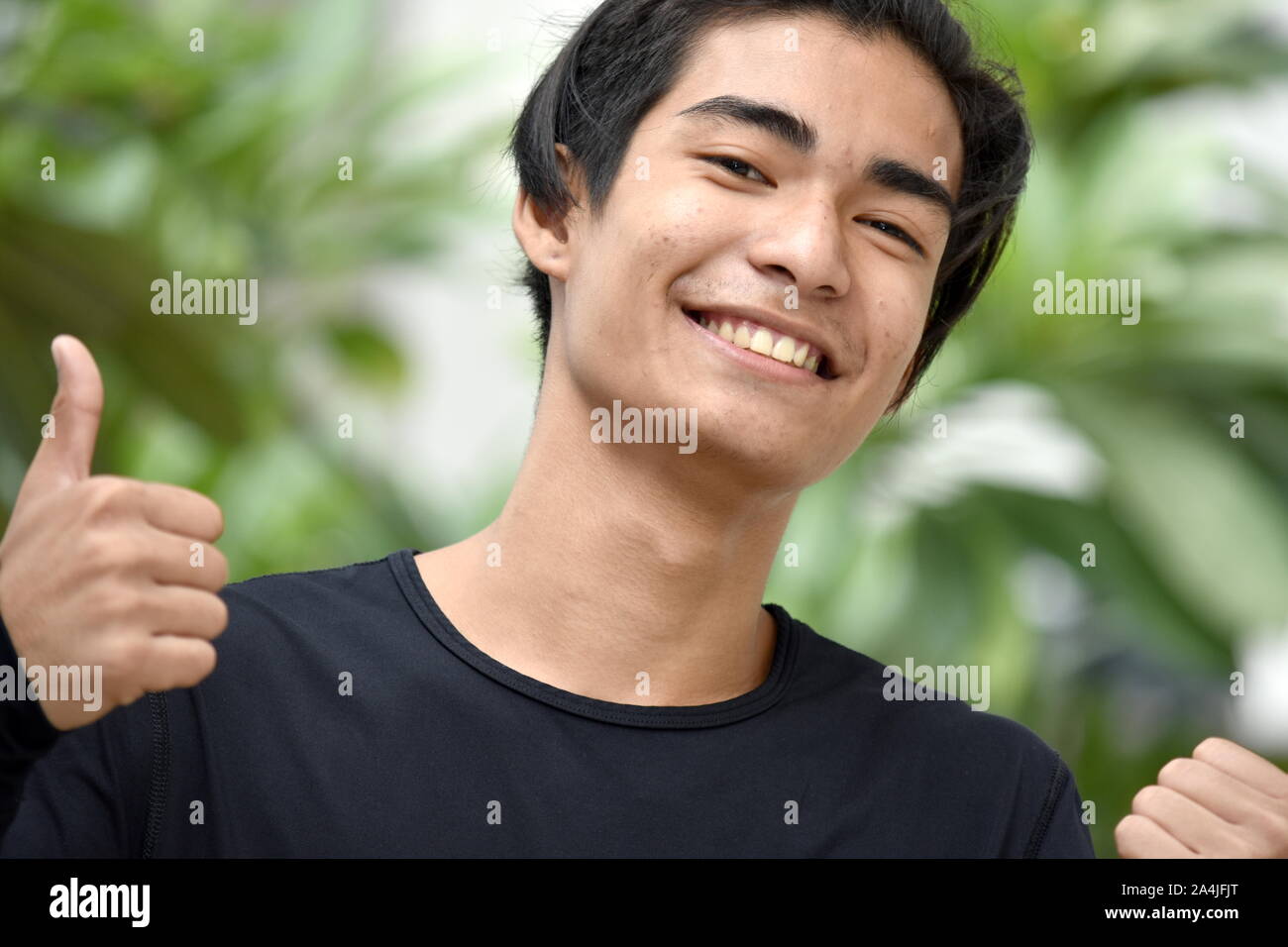 Filipino Male And Happiness Stock Photo - Alamy