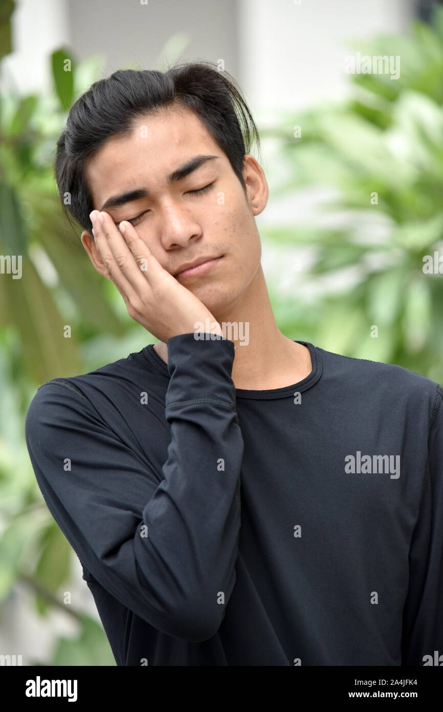Sleepy male hi-res stock photography and images - Alamy