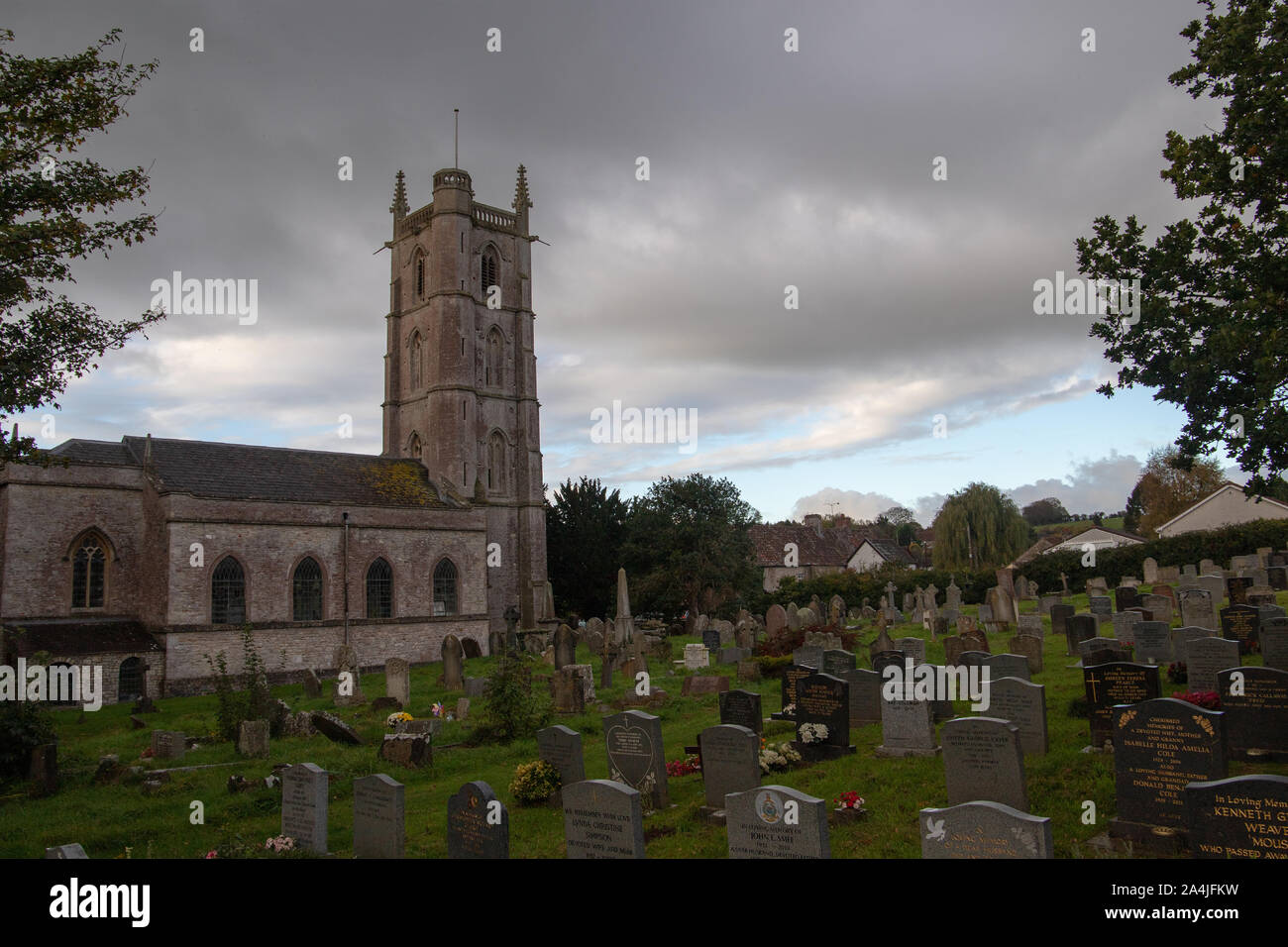 The Church of St Mary and St Peter, Winford Stock Photo - Alamy