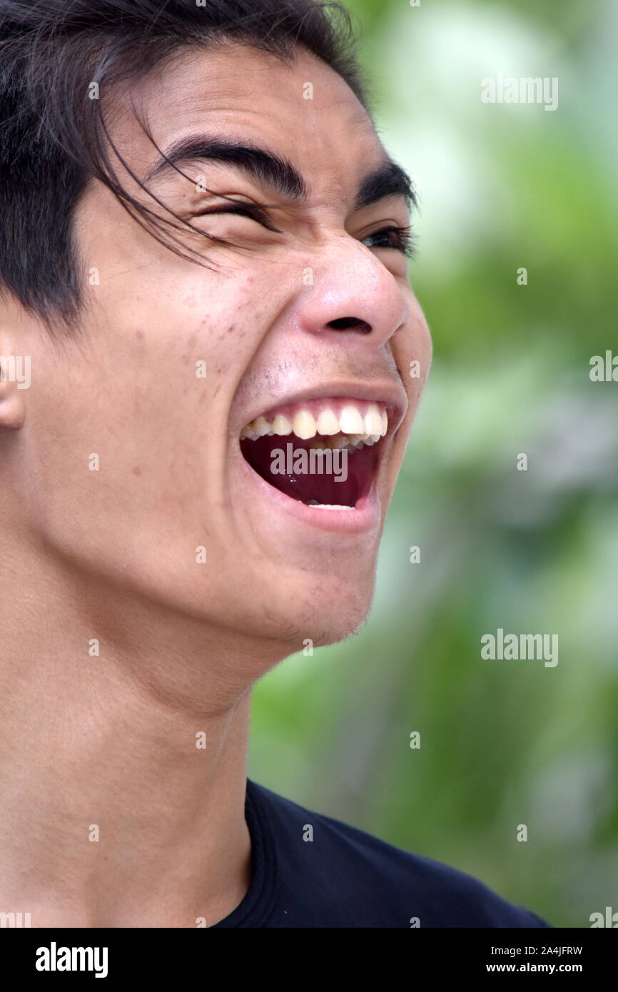 Happy Adult Male Stock Photo - Alamy