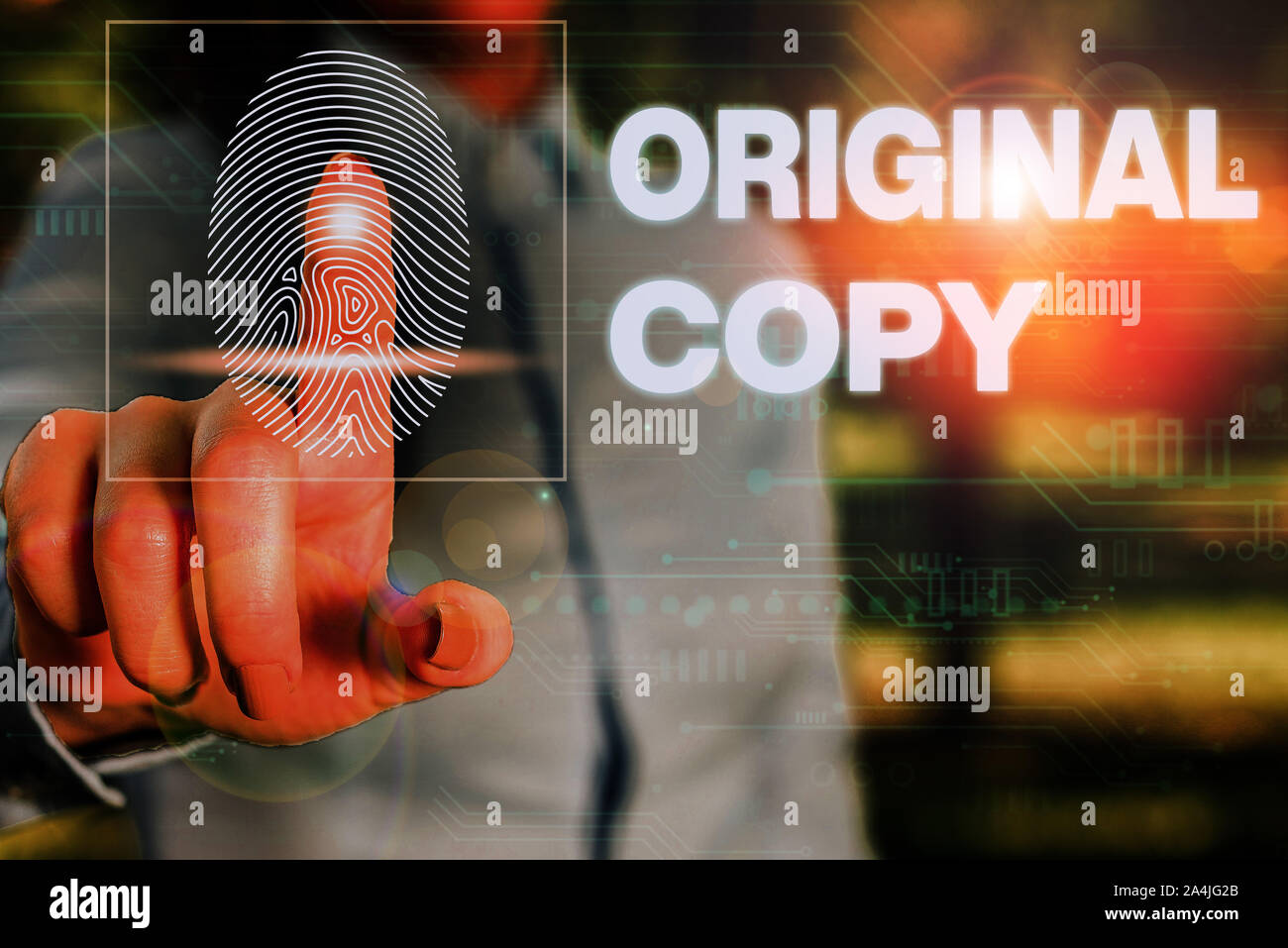 Handwriting text writing Original Copy. Conceptual photo Main Script ...