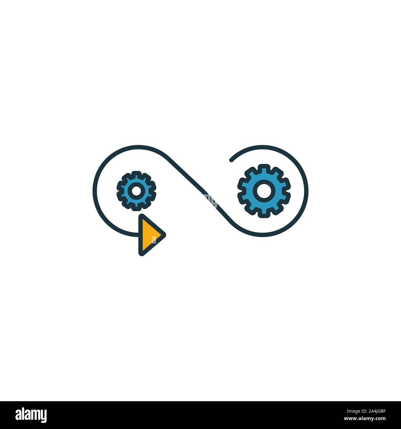 Production icon set. Four elements in diferent styles from community ...