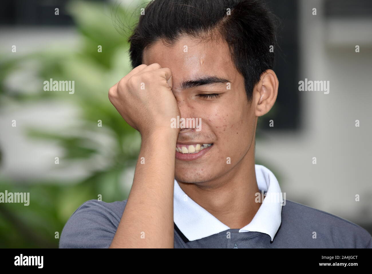 Tearful Filipino Male Person Stock Photo - Alamy