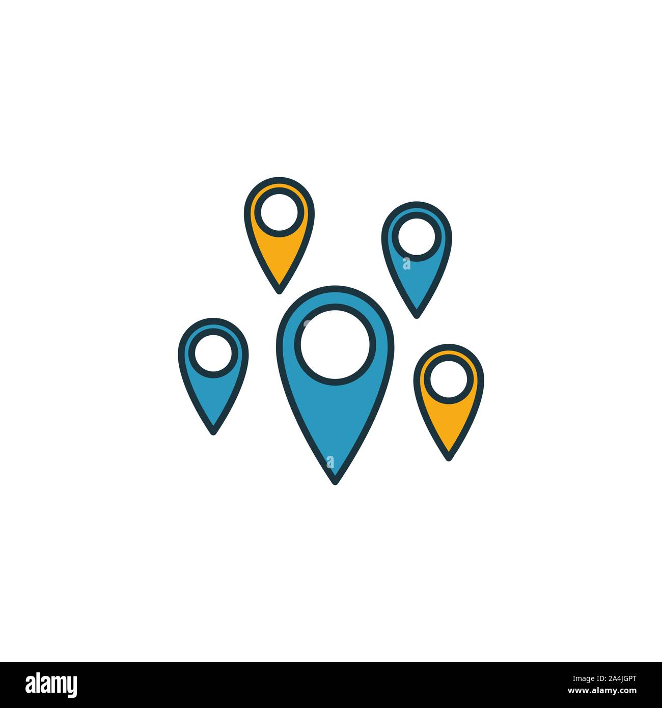 Communities icon set. Four elements in diferent styles from icons ...