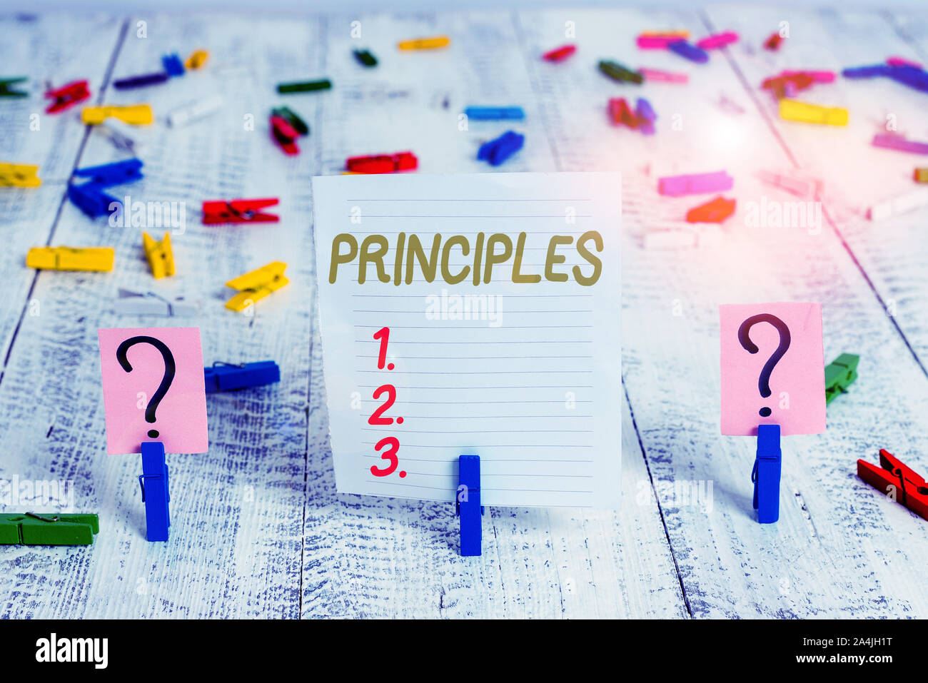 Text sign showing Principles. Business photo showcasing fundamental ...