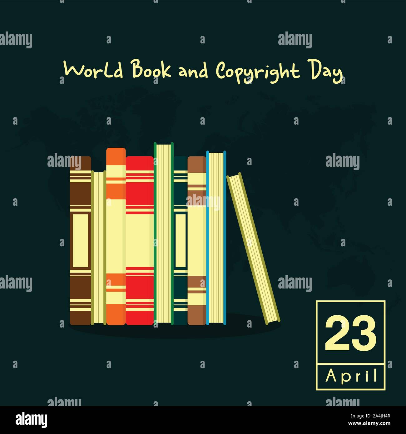 World book and copyright day Stock Vector Images - Alamy