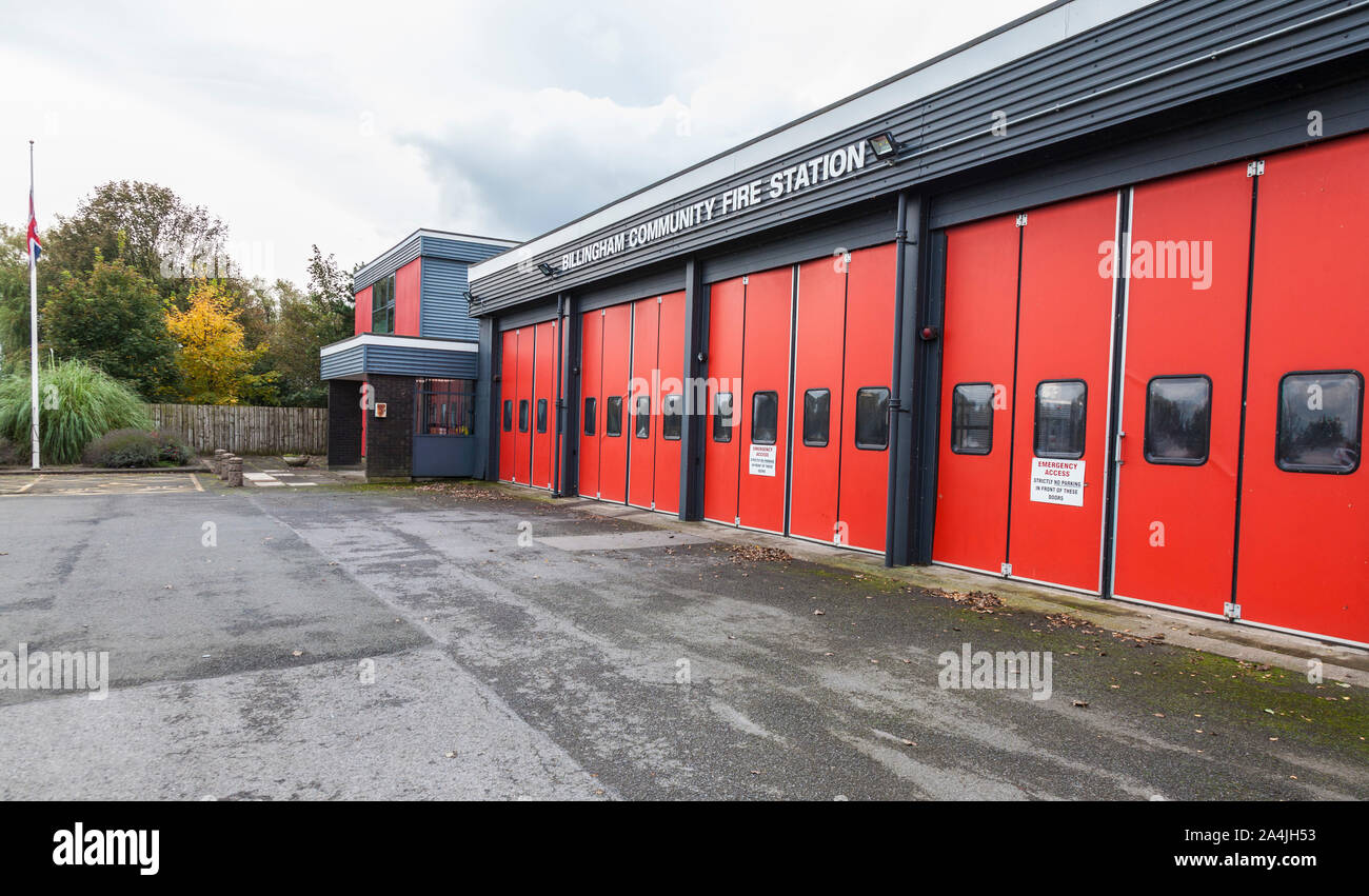 Billingham Community Fire Station,north east England,UK Stock Photo - Alamy