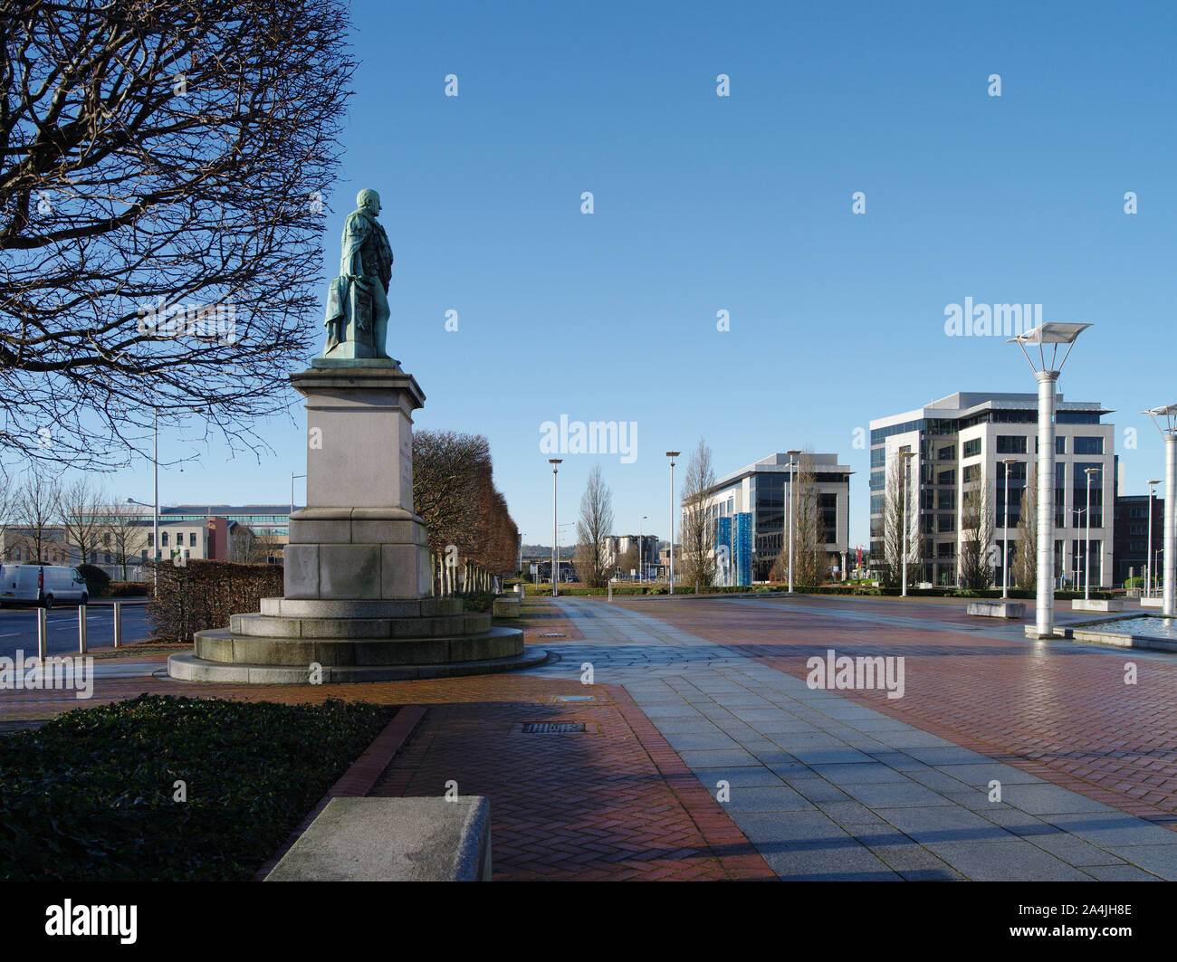 Callaghan Square, Cardiff Stock Photo - Alamy