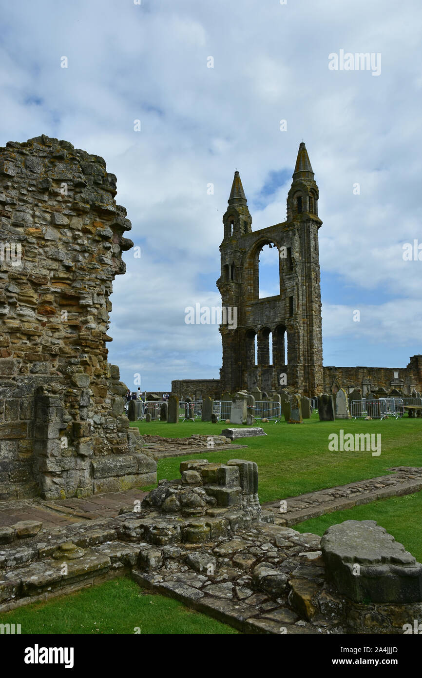St Andrews cathedral 2, Fife Stock Photo - Alamy