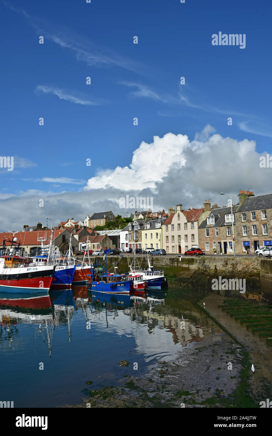 Pittenweem harbour and town 5, Fife Stock Photo - Alamy