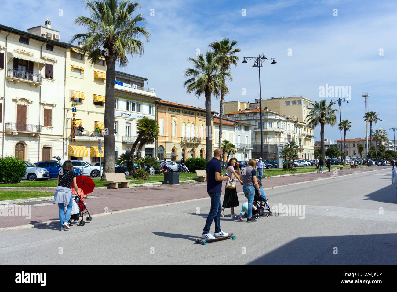 Viareggio promenade hi-res stock photography and images - Alamy