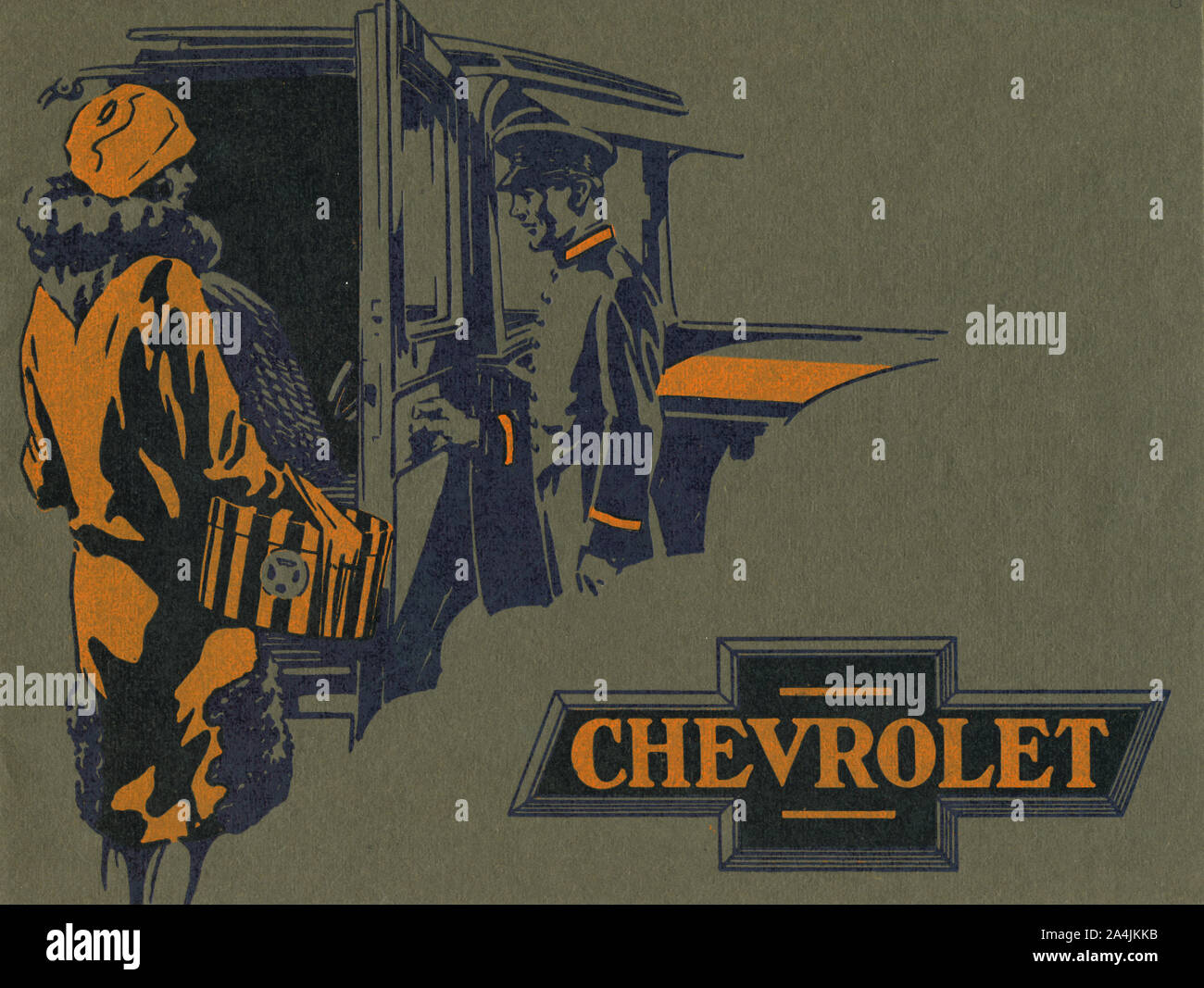 1928 Chevrolet sales brochure Stock Photo - Alamy