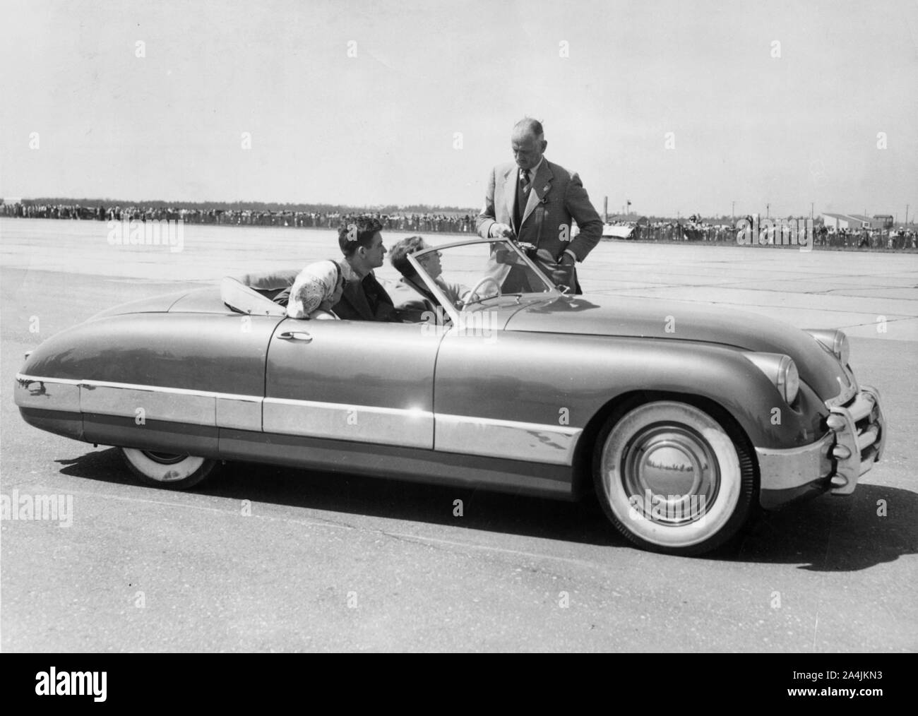 1950 classic car Black and White Stock Photos & Images - Alamy