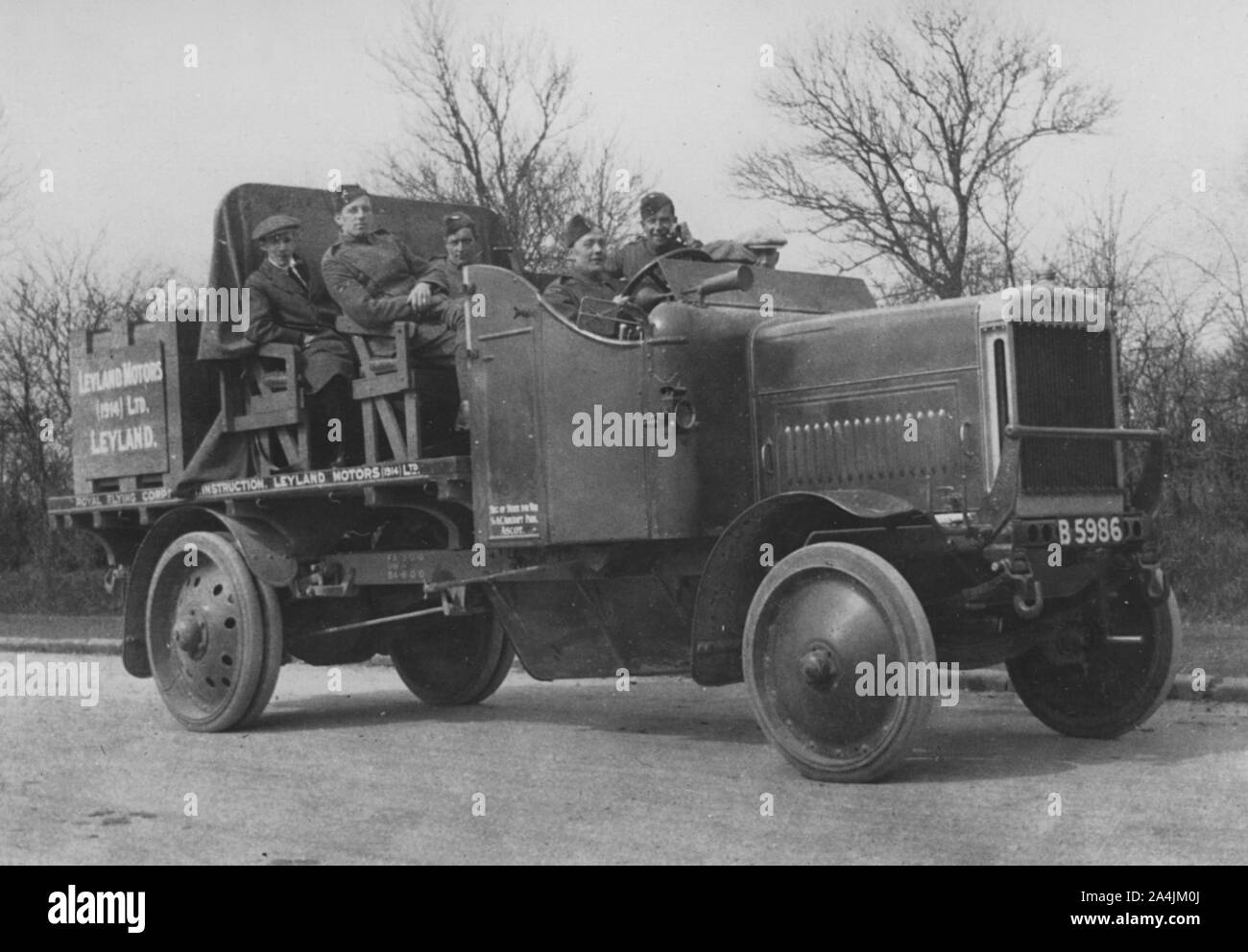 1917 Leyland RAF type 3 ton Stock Photo - Alamy