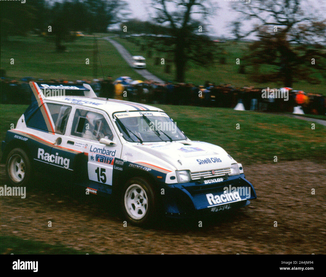 MG Metro 6R4, Jimmy McRae 1986 RAC Rally Stock Photo - Alamy