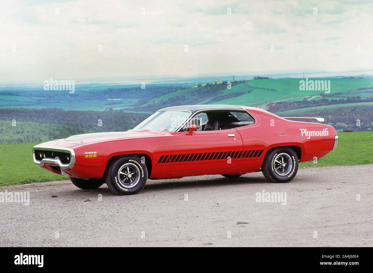 1971 Plymouth Road Runner 440 Wedge Stock Photo - Alamy