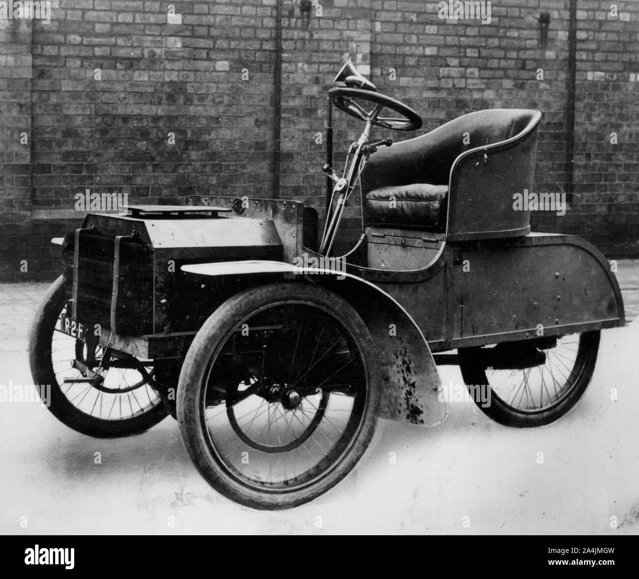 3 wheeler car Black and White Stock Photos & Images - Alamy