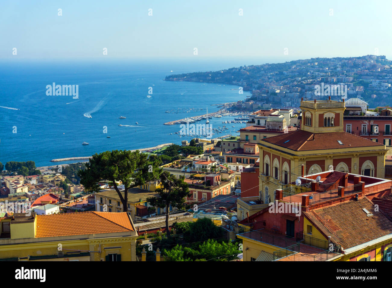 Naples italy gulf castel hi-res stock photography and images - Alamy