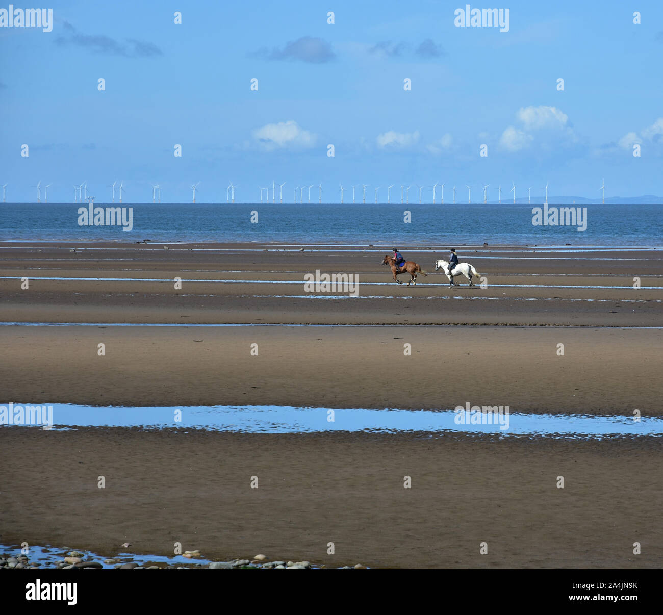 Robin Rigg wind farm, Solway Firth, Cumbria Stock Photo - Alamy