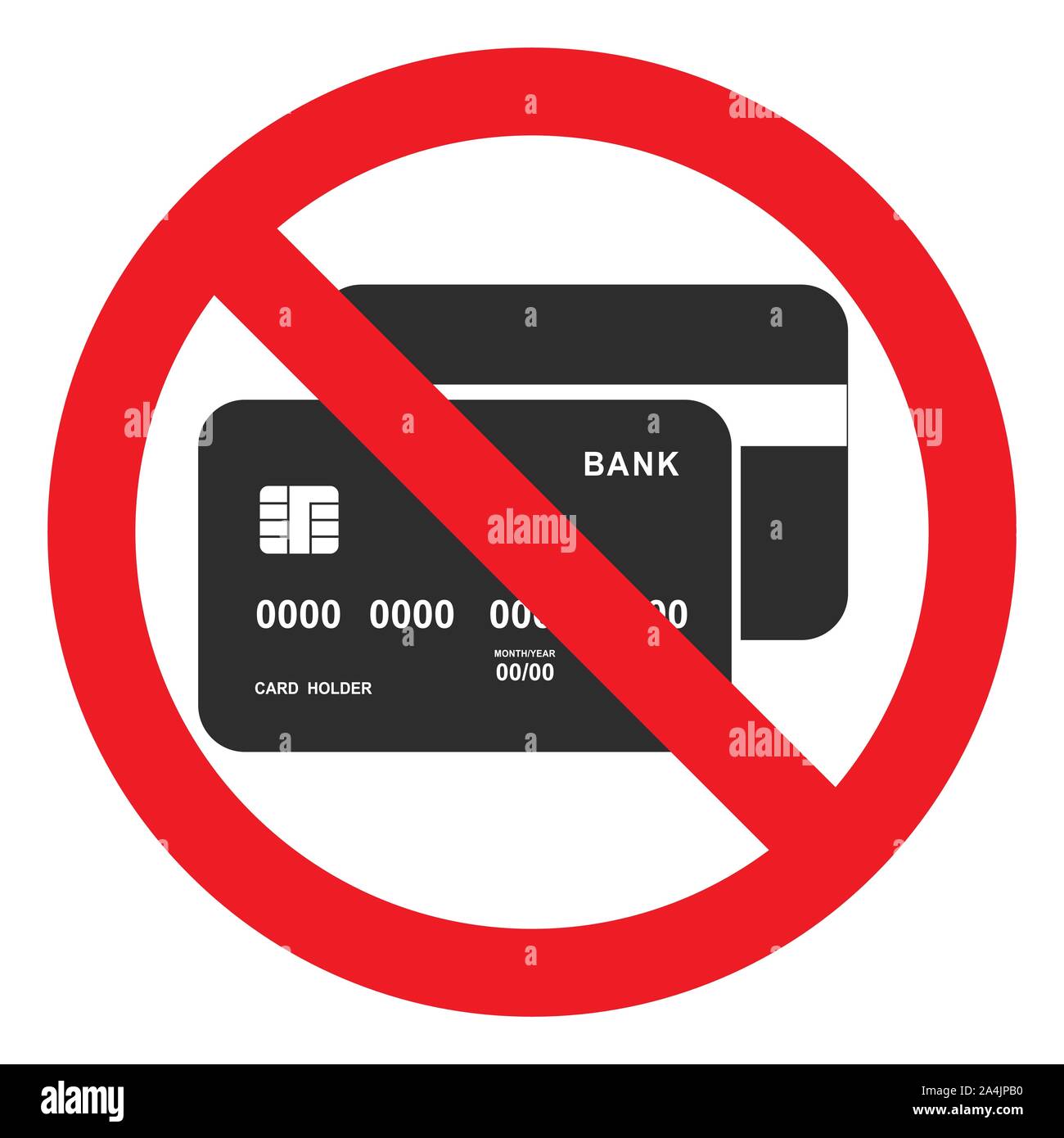 All cards accepted Stock Vector Images - Alamy