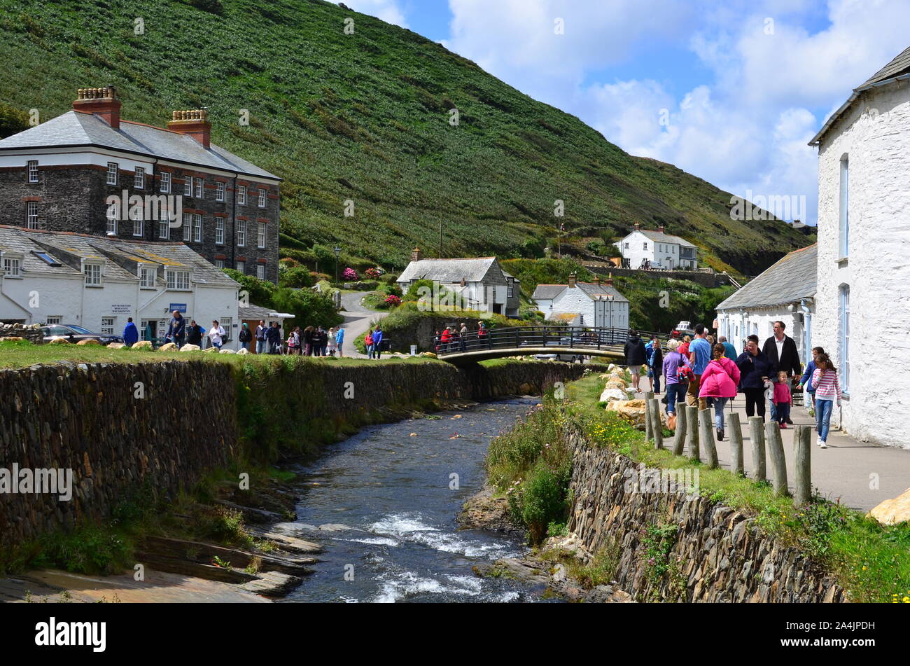River Valency at Boscastle, Cornwall Stock Photo - Alamy