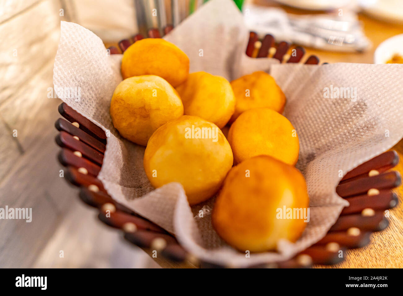 Cooked baursak hi-res stock photography and images - Alamy