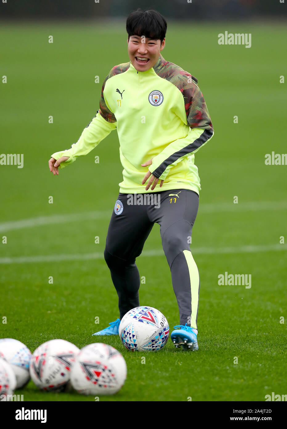 Manchester citys lee geum min hi-res stock photography and images - Alamy