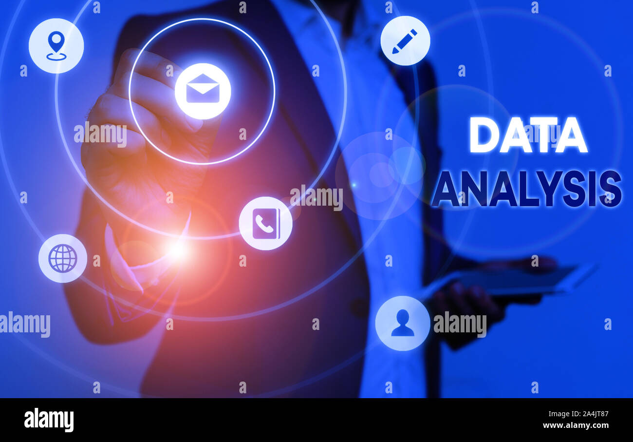 Conceptual hand writing showing Data Analysis. Concept meaning Translate numbers to Analytical ...