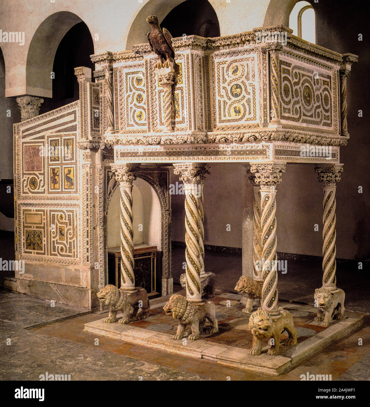 Italy Campania Ravello Cathedral Pergamo Stock Photo - Alamy