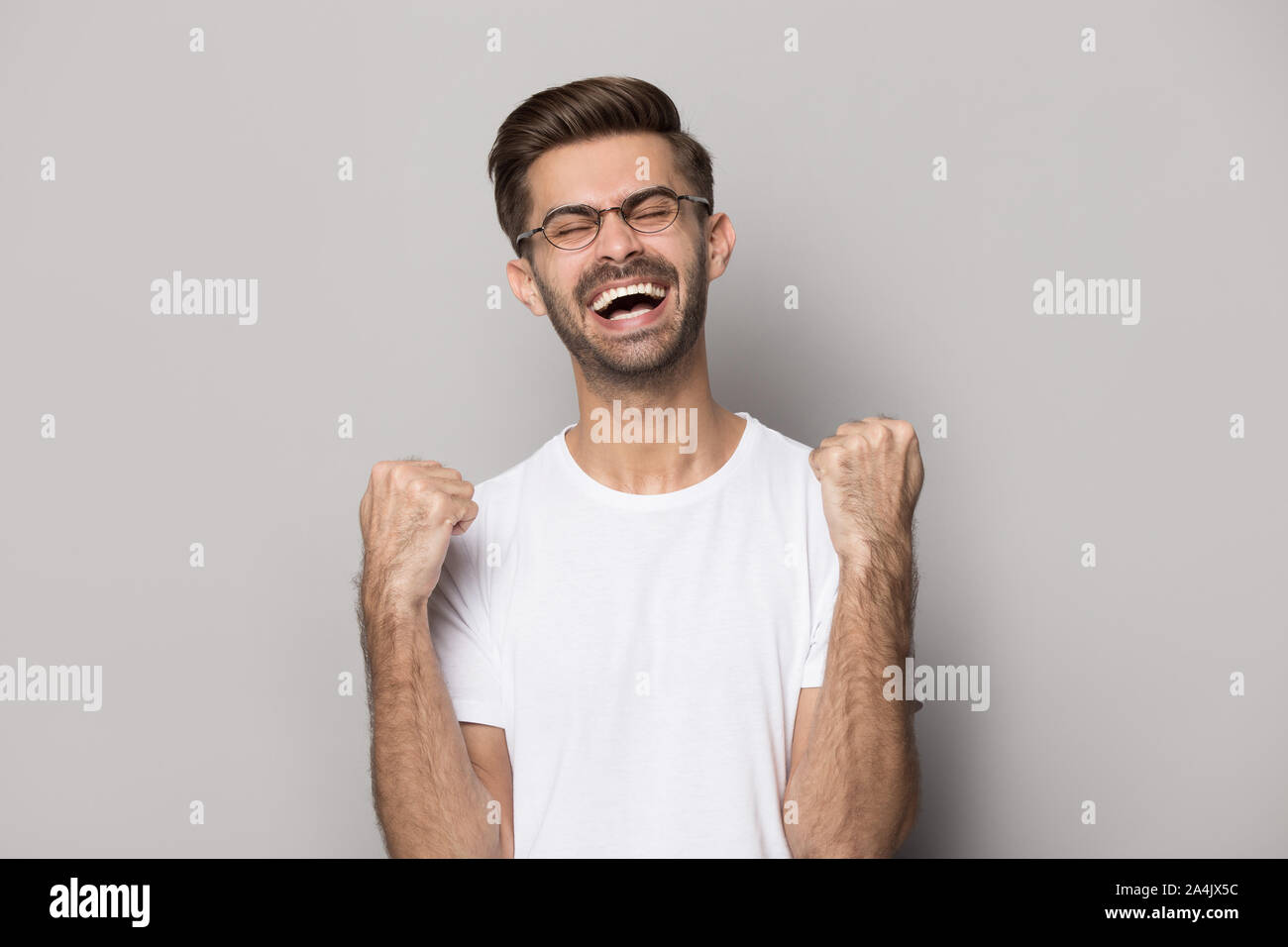 Emotional triumph hi-res stock photography and images - Alamy