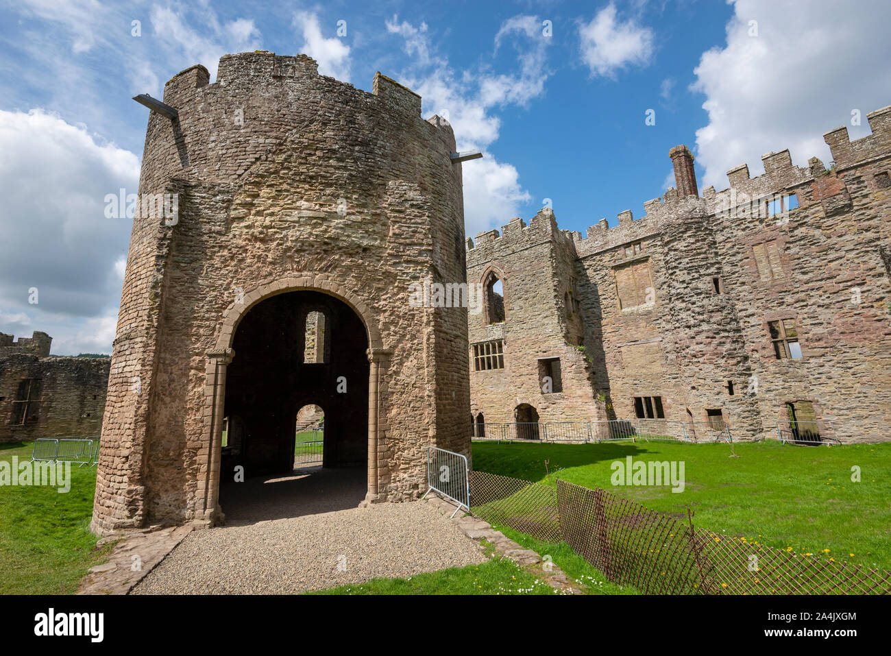 Ludlow Castle, Shropshire, England. Chapel of St Mary Magdalene Stock ...
