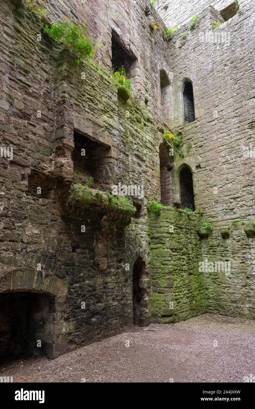 Ludlow Castle, Shropshire, England. A fine medieval castle which is a ...