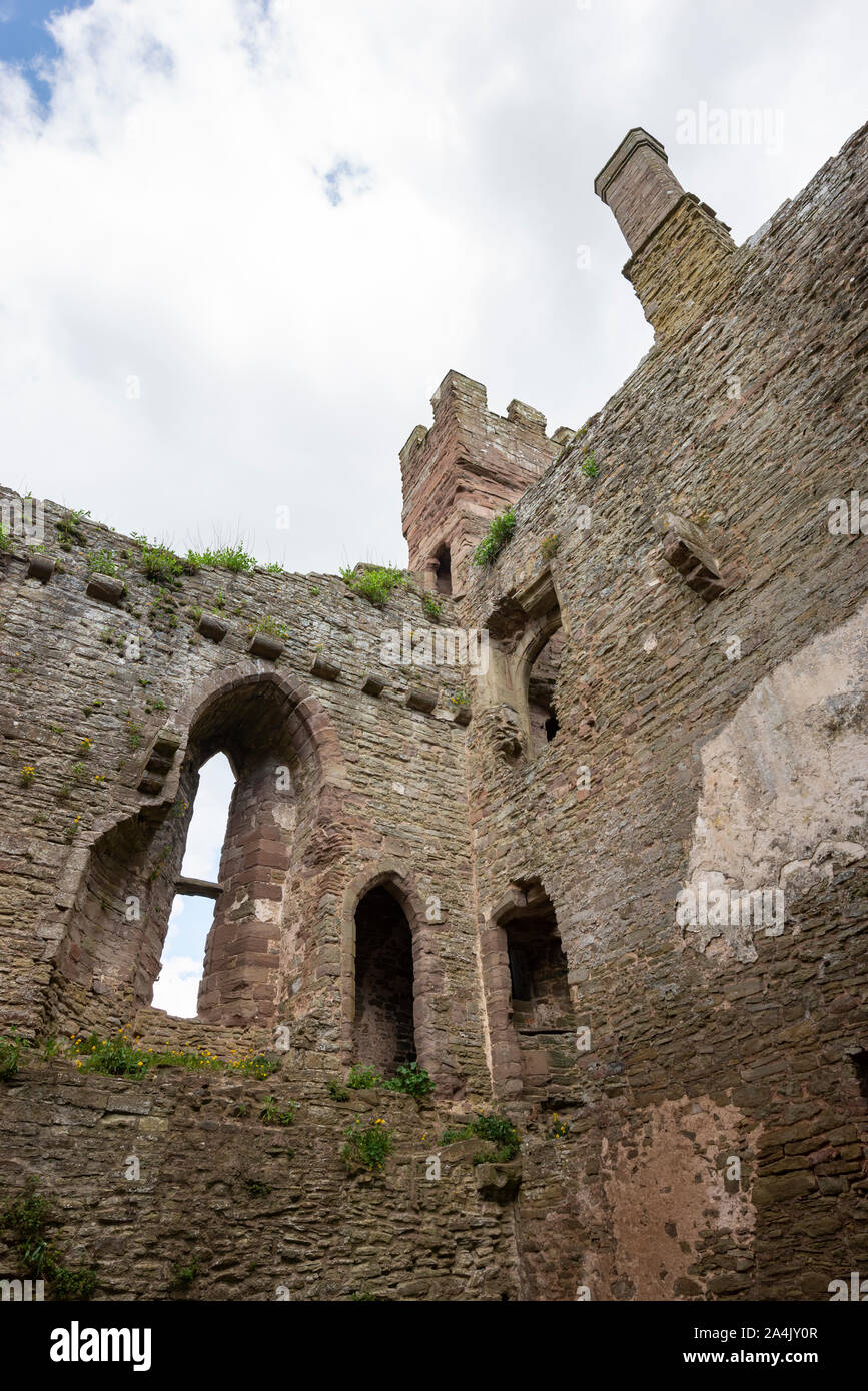 Ludlow Castle, Shropshire, England. A fine medieval castle which is a ...