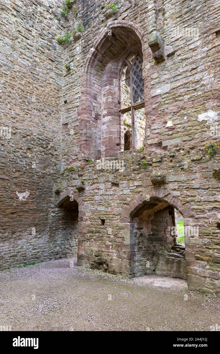 Ludlow Castle, Shropshire, England. A fine medieval castle which is a ...