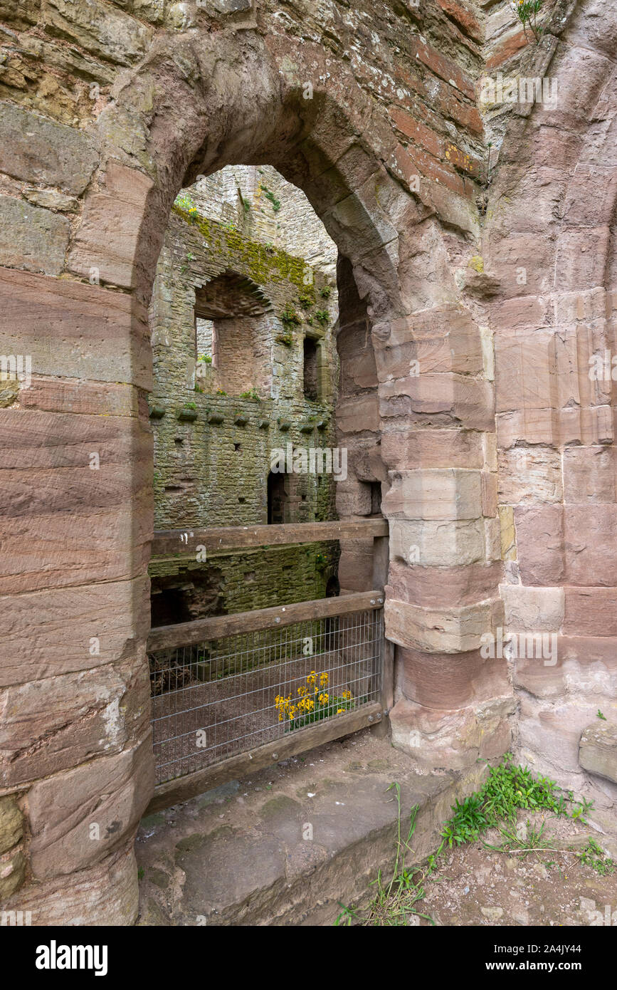 Ludlow Castle, Shropshire, England. A fine medieval castle which is a ...
