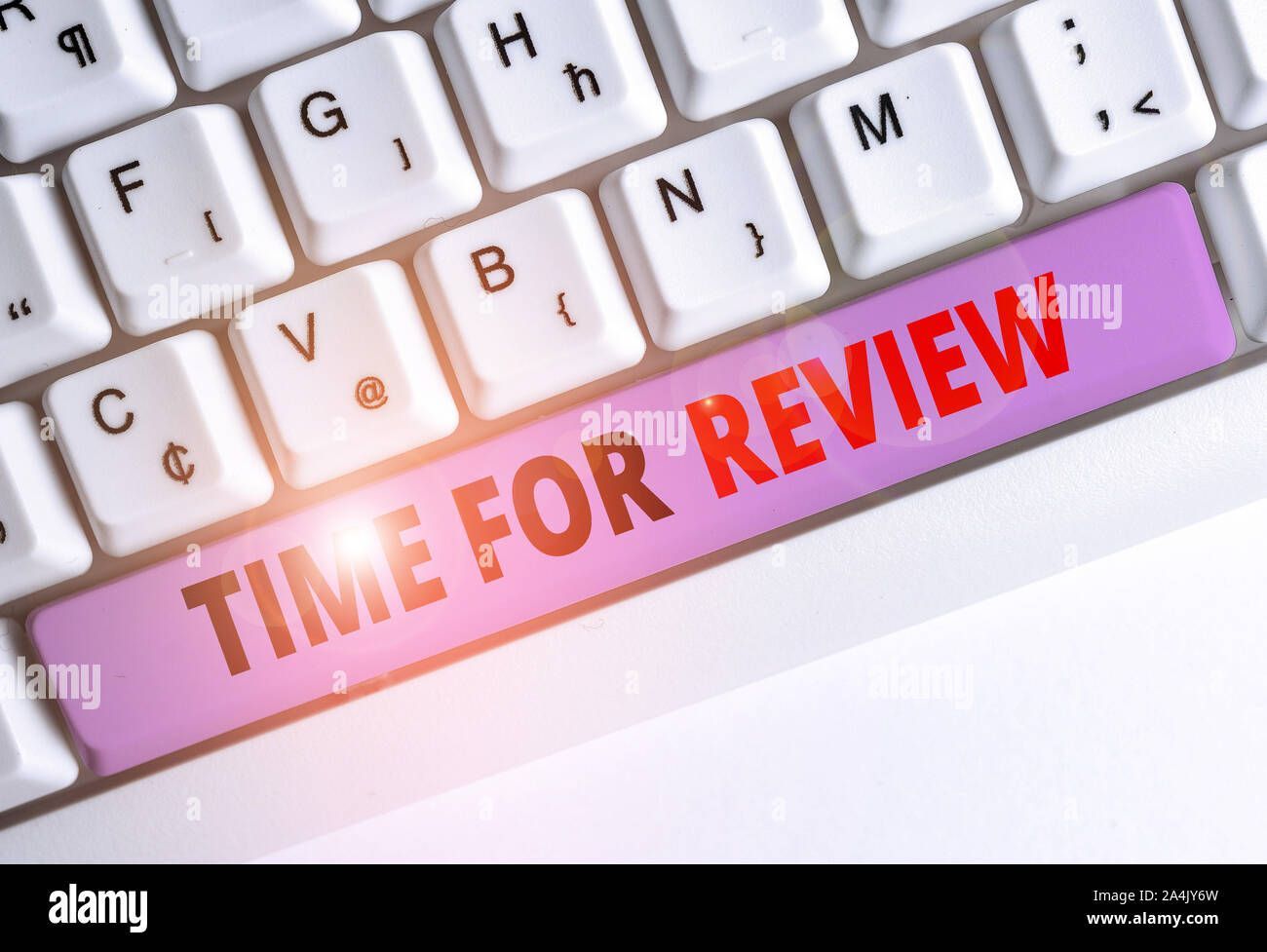 Handwriting text writing Time For Review. Conceptual photo review of a ...