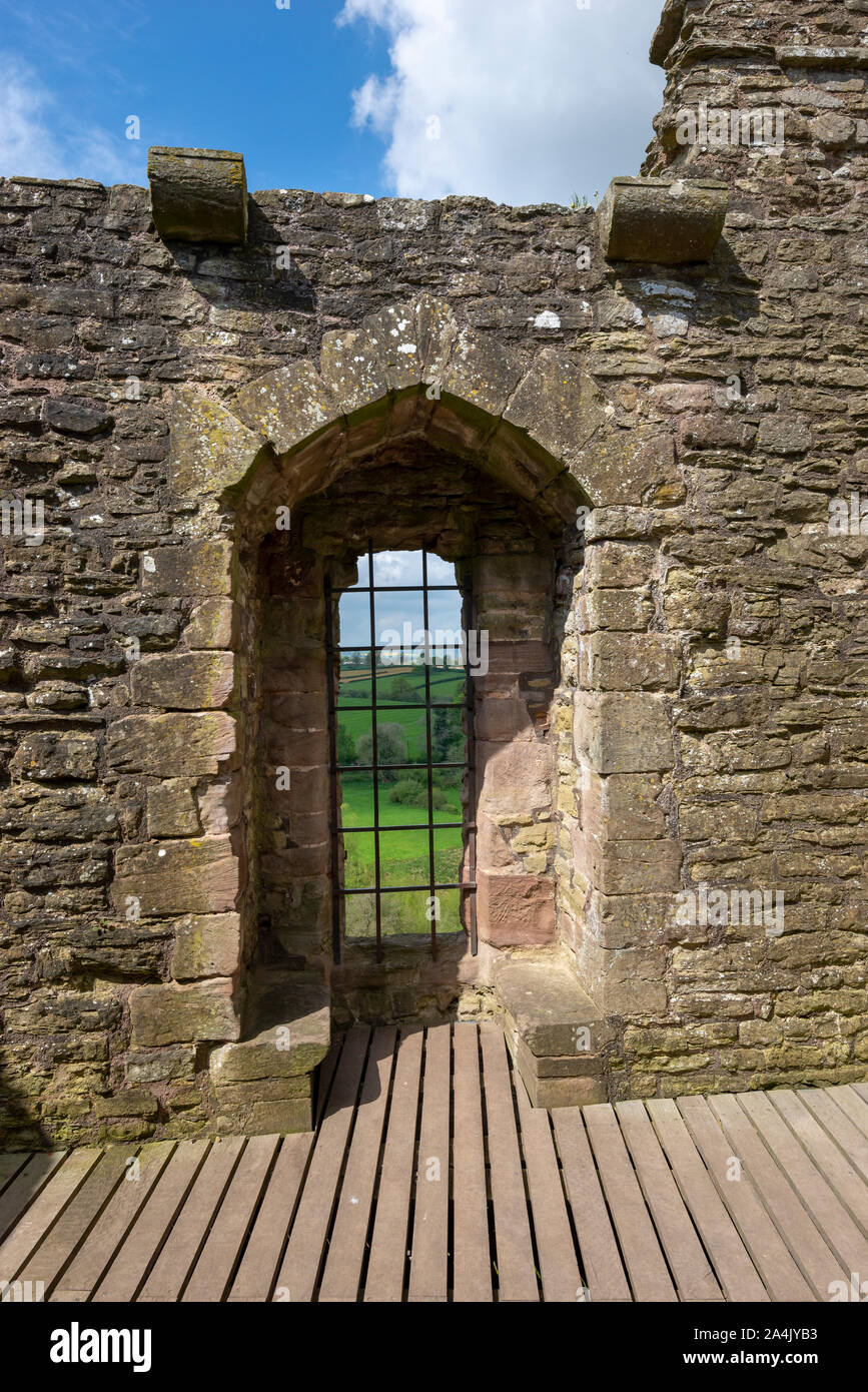 Ludlow Castle, Shropshire, England. A fine medieval castle which is a ...