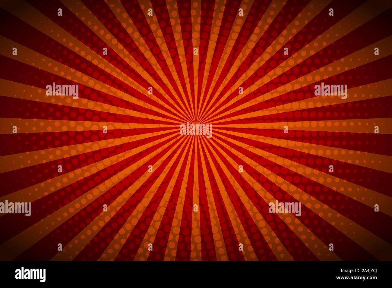 Red orange sunburst Stock Vector Images - Alamy
