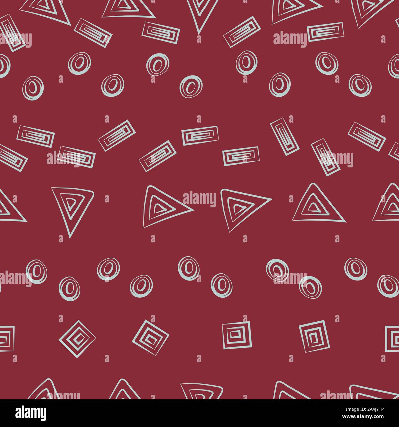 seamless vector pattern with simple geometric linear shapes on a ...
