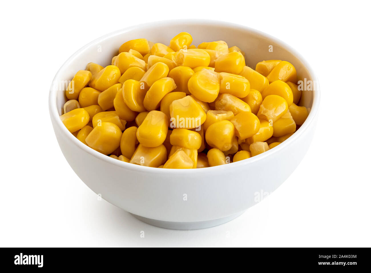 Boiled corn kernels in white hi-res stock photography and images - Alamy