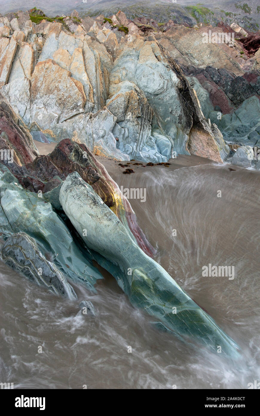 Layers of sedimentary rocks (sandstone, mudstone, dolomite, limestone ...